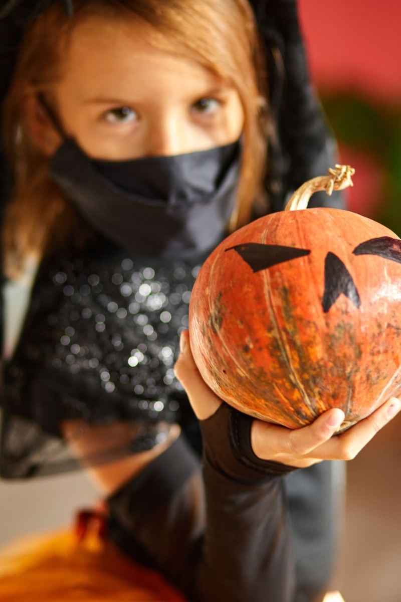 Unique Kids Halloween Costumes with Face Masks and Headgear | The Mom ...